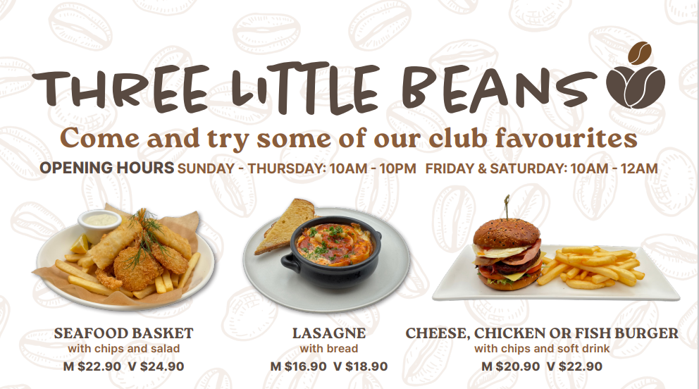 Ryde Eastwood Leagues Club - Three Little Beans